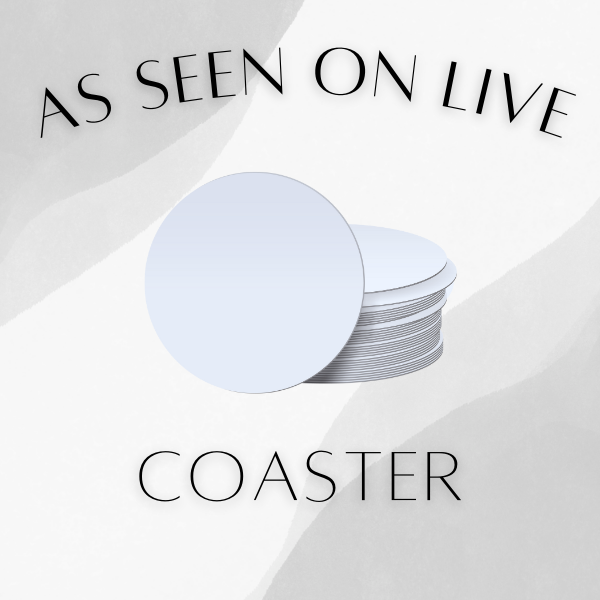 SEEN ON LIVE Coasters – Twisted Crafters LLC