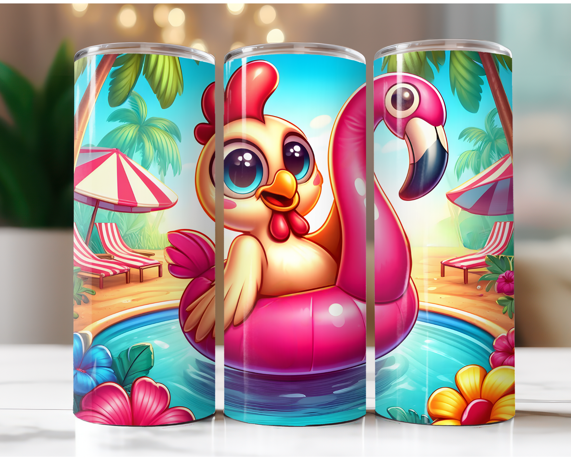 Floating Chicken – Twisted Crafters LLC