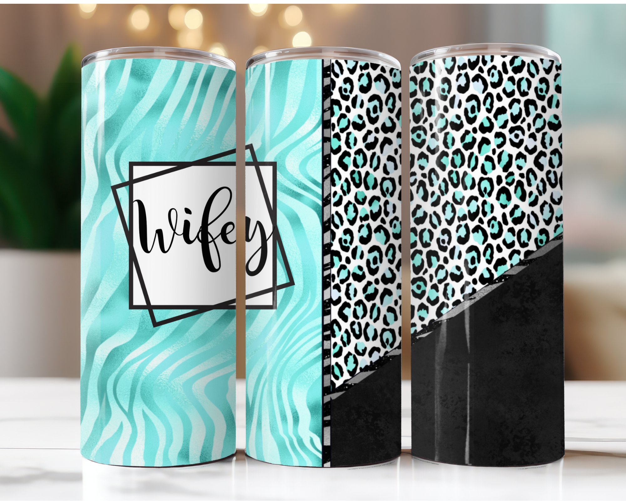 Teal Wifey – Twisted Crafters LLC