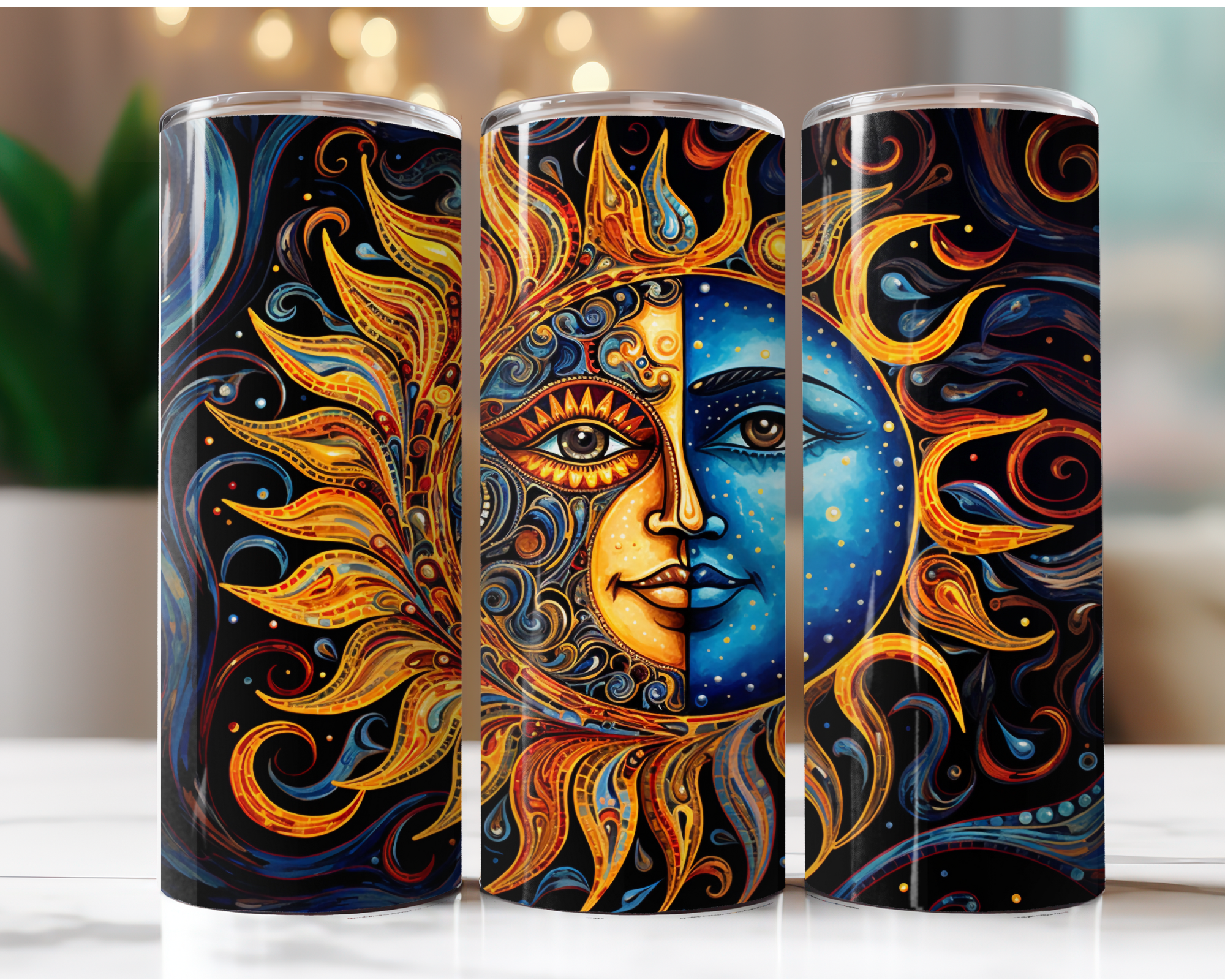 Sun Moon Face – Twisted Crafters LLC