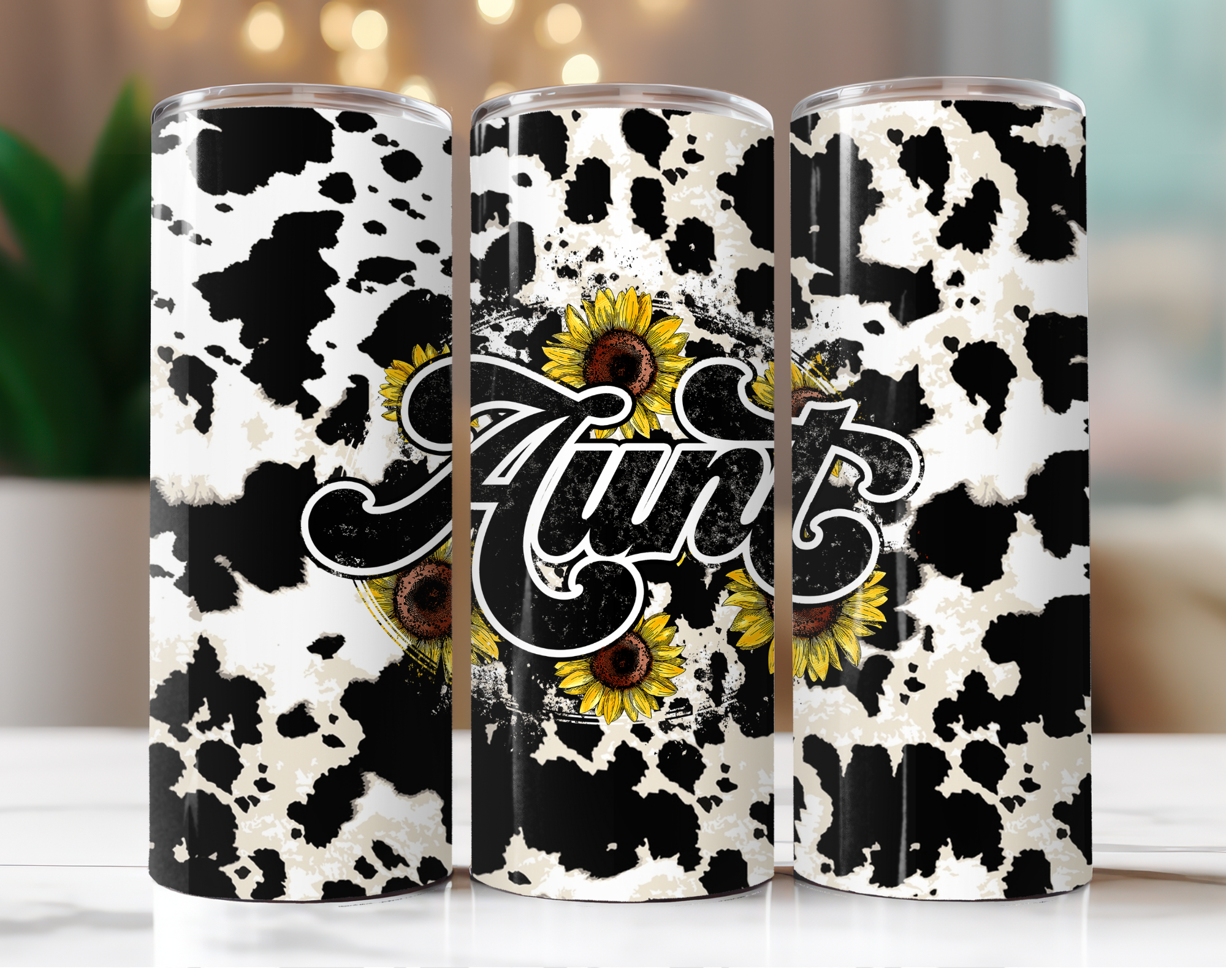 Cow Print Aunt – Twisted Crafters LLC